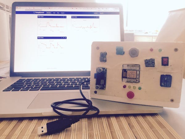 Wireless Weather Station Arduino Esp8266 Thingspeak Arduino